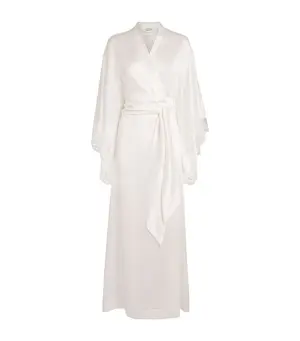 Carine Gilson Short Silk Cérè Robe