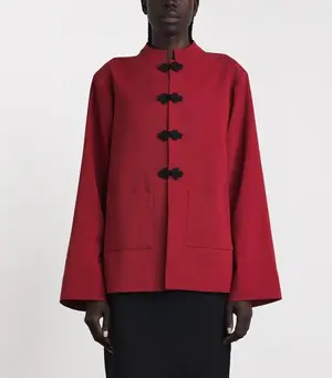 RÓHE Wool Pankou-closure Jacket