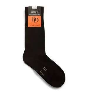 DORE DORE Eureka Egyptian Cotton-blend Socks - Brown