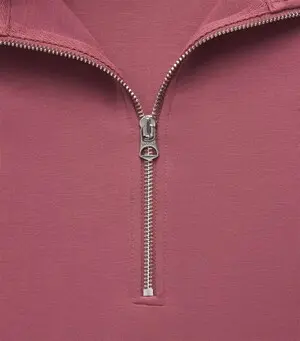 Varley Mavis Half-zip Sweatshirt - Pink