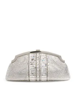 Judith Leiber Mini Crystal Venetian Clutch Bag
