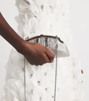 Judith Leiber Mini Crystal Venetian Clutch Bag