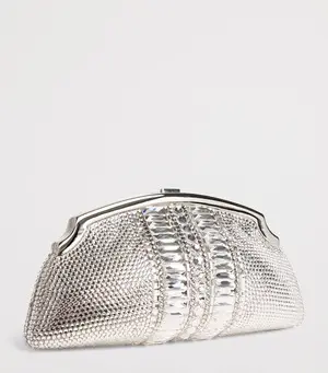 Judith Leiber Mini Crystal Venetian Clutch Bag