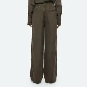 Helmut Lang Fluid Pull-on Pants - Dark Moss