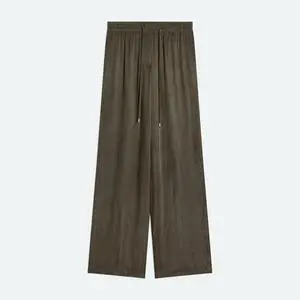 Helmut Lang Fluid Pull-on Pants - Dark Moss