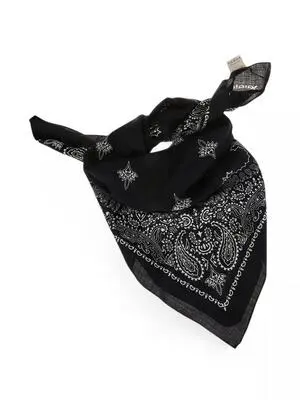 Destin Paisley-print Square Scarf - Blue
