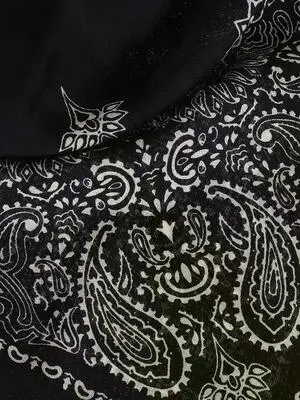 Destin Paisley-print Square Scarf