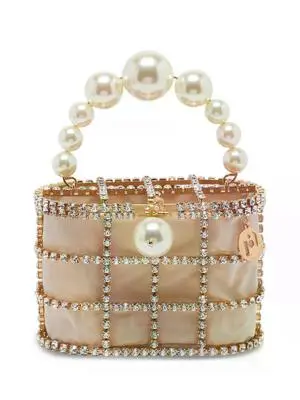 Rosantica Holli Pearl Embellished Tote Bag