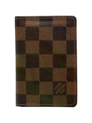 LOUIS VUITTON 2000-2026 Damier Ebene Pocket Organizer Card Holder