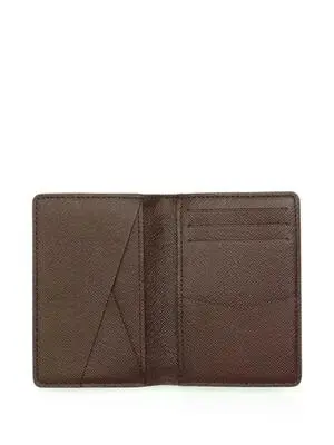LOUIS VUITTON 2000-2026 Damier Ebene Pocket Organizer Card Holder