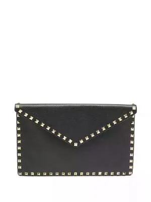 Valentino Garavani Rockstud Envelope Clutch Bag