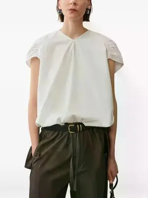 LESS Sleeveless Blouse - White