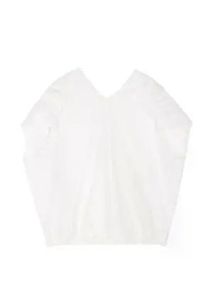 LESS Sleeveless Blouse - White