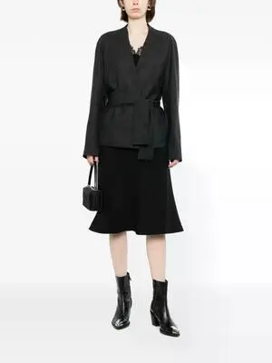 JNBY Fluted-hem Midi Skirt