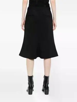 JNBY Fluted-hem Midi Skirt