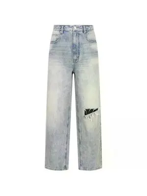 LESS Cut-out Jeans - Blue