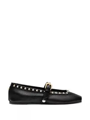 STUART WEITZMAN Perry Studded Ballet Flats - Black