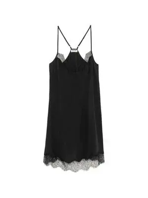 Zadig&Voltaire Silk Lace Trim Dress