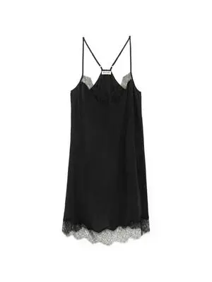 Zadig&Voltaire Silk Lace Trim Dress
