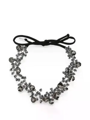 MARIA CALDERARA Beaded-embellished Necklace - Black