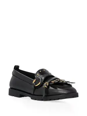 Pinko Studded Fringed Loafers