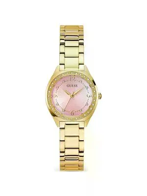 Guess Crystal-embellished 30mm Watch - Pink