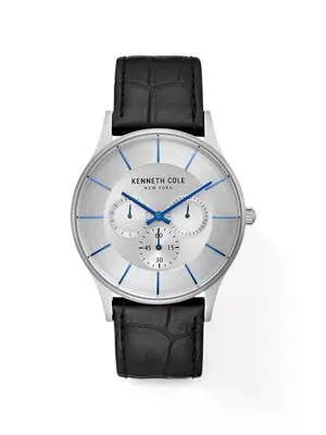 KENNETH COLE Classic 42mm Watch - Silver