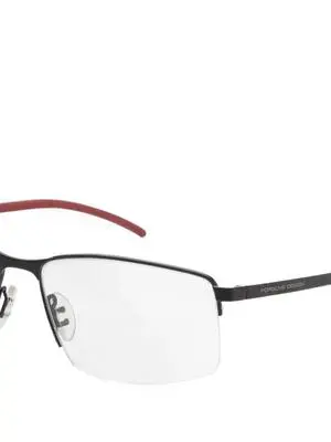 Porsche Design Rectangle-frame Glasses - Black