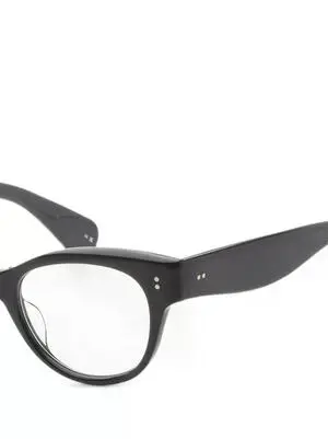 Garrett Leight Octavia Cat-eye Eyeglasses - Black