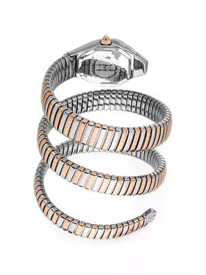 Just Cavalli Snake Ambra 22mm Watch - Silver