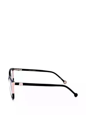 Carolina Herrera Round Frame Eyeglasses - Black
