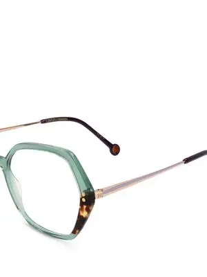 Carolina Herrera Geometric Frame Eyeglasses