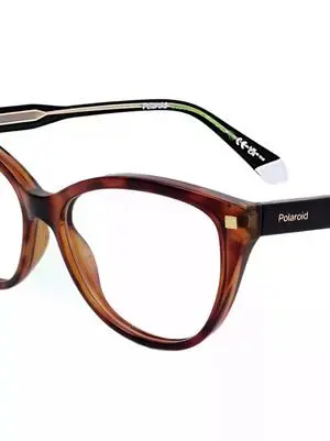 POLAROID Tortoiseshell-effect Cat-eye Eyeglasses - Brown