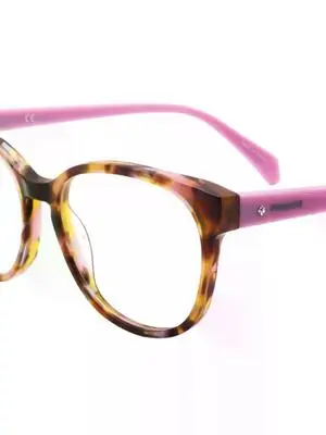 POLAROID Tortoiseshell-effect Cat-eye Eyeglasses