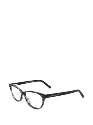 Marc Jacobs Cat Eye Tortoiseshell-effect Glasses - Blue