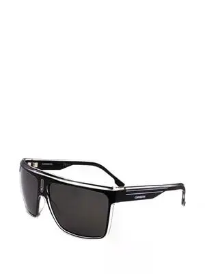 Carrera Eyewear Logo-print Geometric-frame Sunglasses - Black