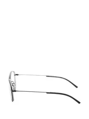 Porsche Design Round Frame Double Bridge Eyeglasses