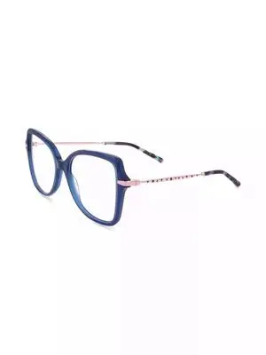 Carolina Herrera Cat-eye Frame Glasses - Blue