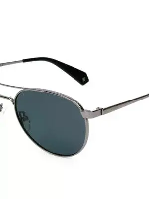 POLAROID Pilot-frame Polarized Sunglasses - Grey