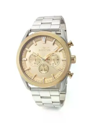 INVICTA Speedway Chronograph 45mm Watch - Gold