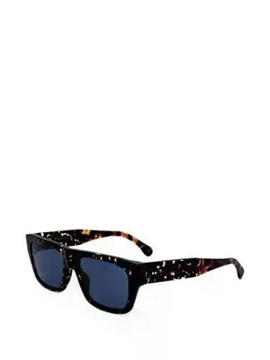 Paul Smith Tortoiseshell Effect Square Frame Sunglasses - Brown