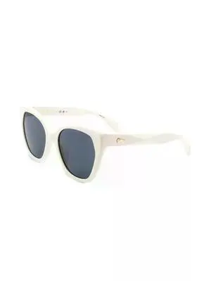 Rag & Bone Cat-eye Frame Sunglasses - White