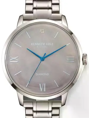 KENNETH COLE Diamond 42mm Watch - Silver