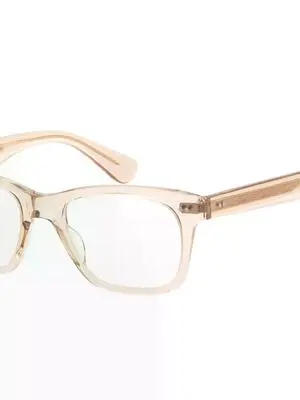 Garrett Leight Buchanan Square-frame Eyeglasses - Neutrals