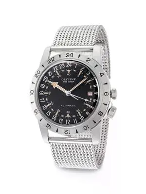 GLYCINE Airman The Chief 40mm Watch - Black