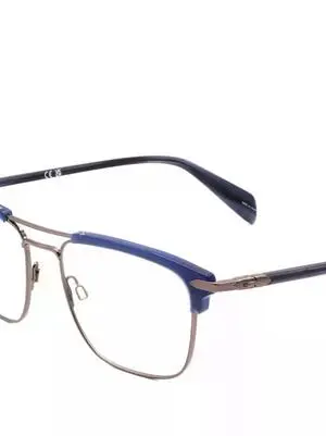 Rag & Bone Browline-frame Glasses - Blue