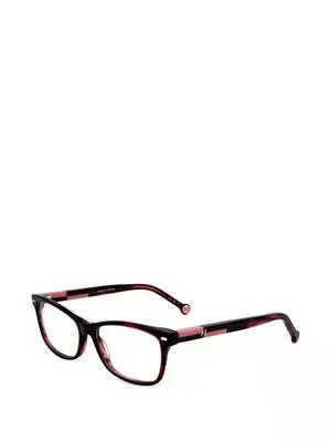 Carolina Herrera Rectangle Frame Eyeglasses - Red