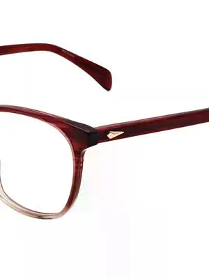 Rag & Bone Horn-effect Squared-frame Glasses