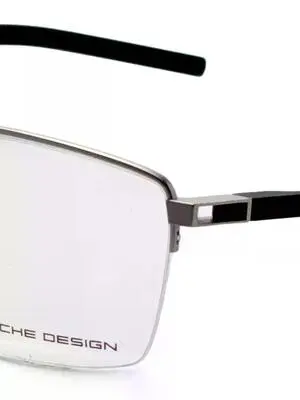 Porsche Design Rectangle-frame Glasses