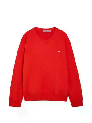 SPENCE Logo Embroidered Crew Neck Sweater
